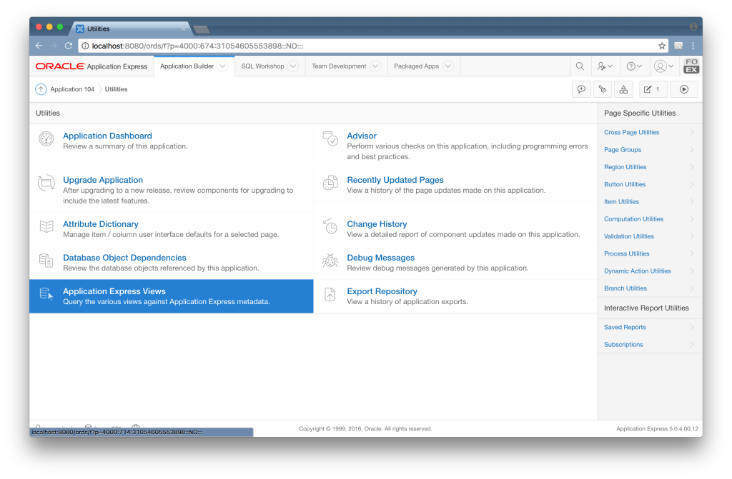 OTN Appreciation Day : APEX Metadata Repository - get along with Oracle ... OTN Appreciation Day : APEX Metadata Repository - get along with Oracle ...